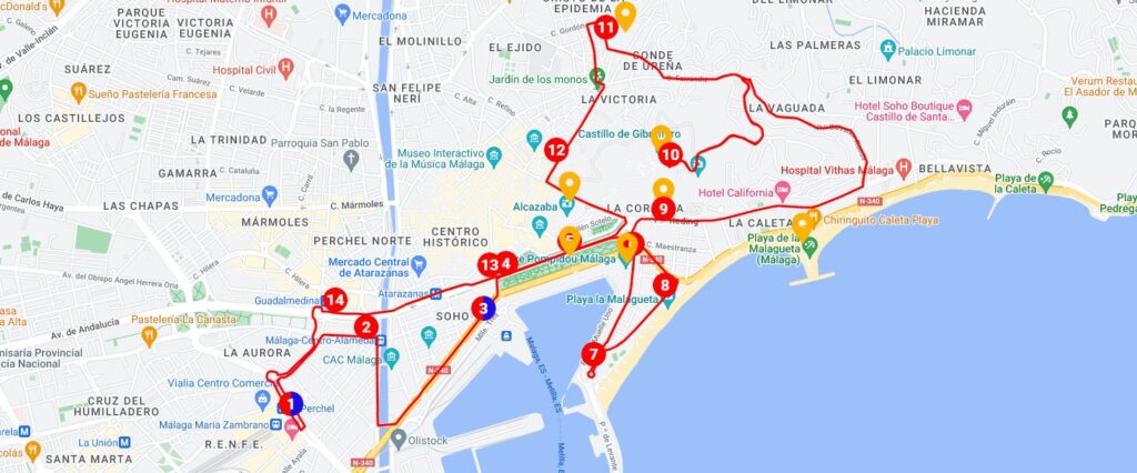 Bus turístico Málaga - hop-on hop-off - Tickets - Turismo Interior de ...